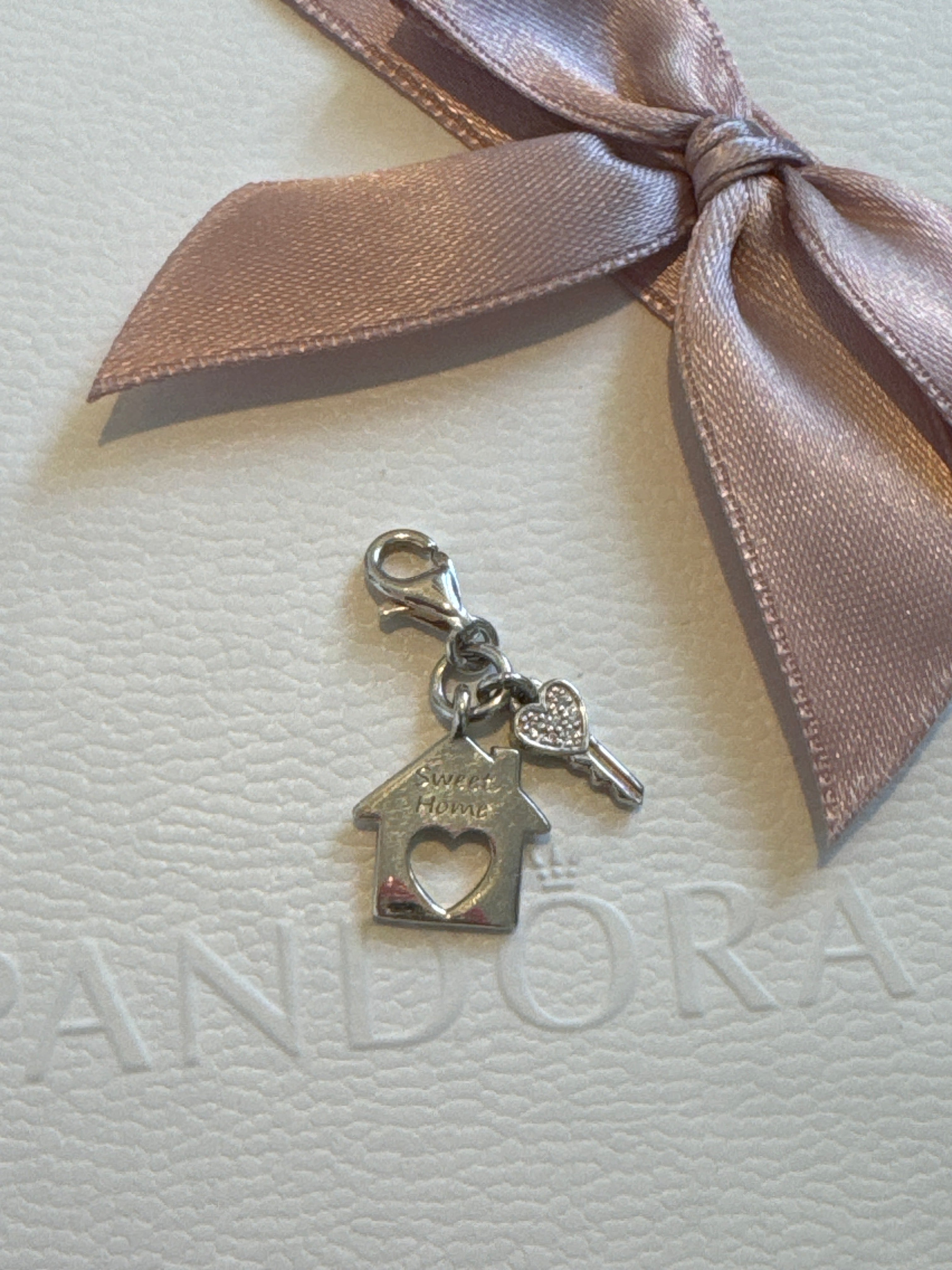 Genuine Thomas Sabo New Home Sweet Home Pave Key House Dangle Charm ...