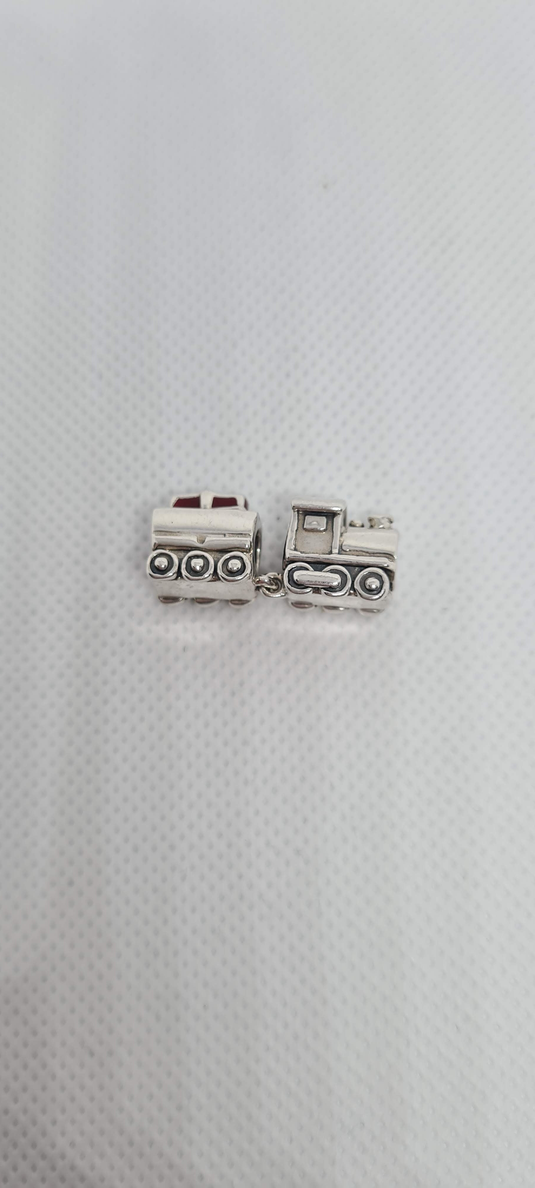 Genuine Pandora Christmas Train Charm with Enamel – Preloved Pandora ...