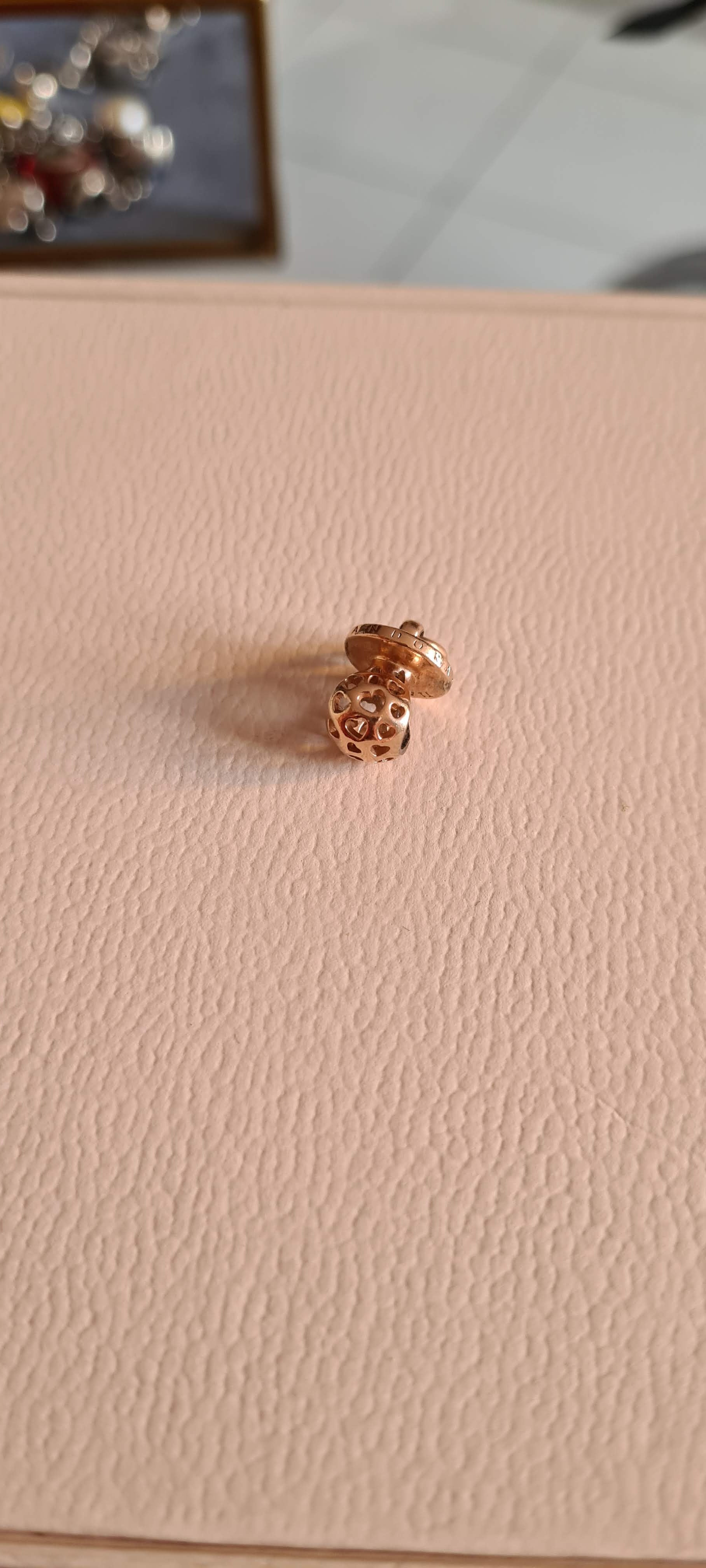 Genuine Pandora Rose Gold Dummy Pacifier Charm Openwork – Preloved ...