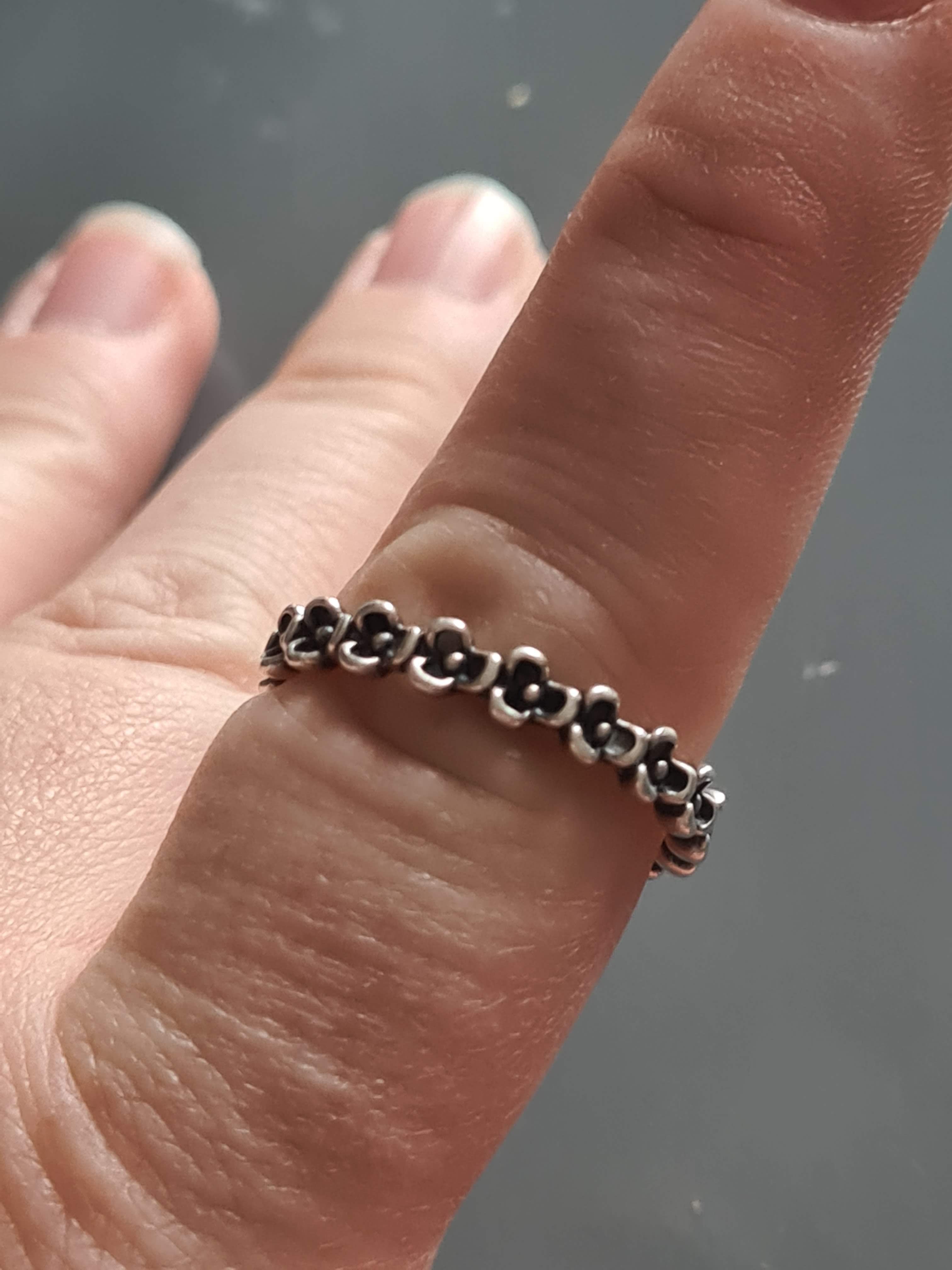 Genuine Pandora Flower Floral Band Wandas Garden Ring – Preloved ...