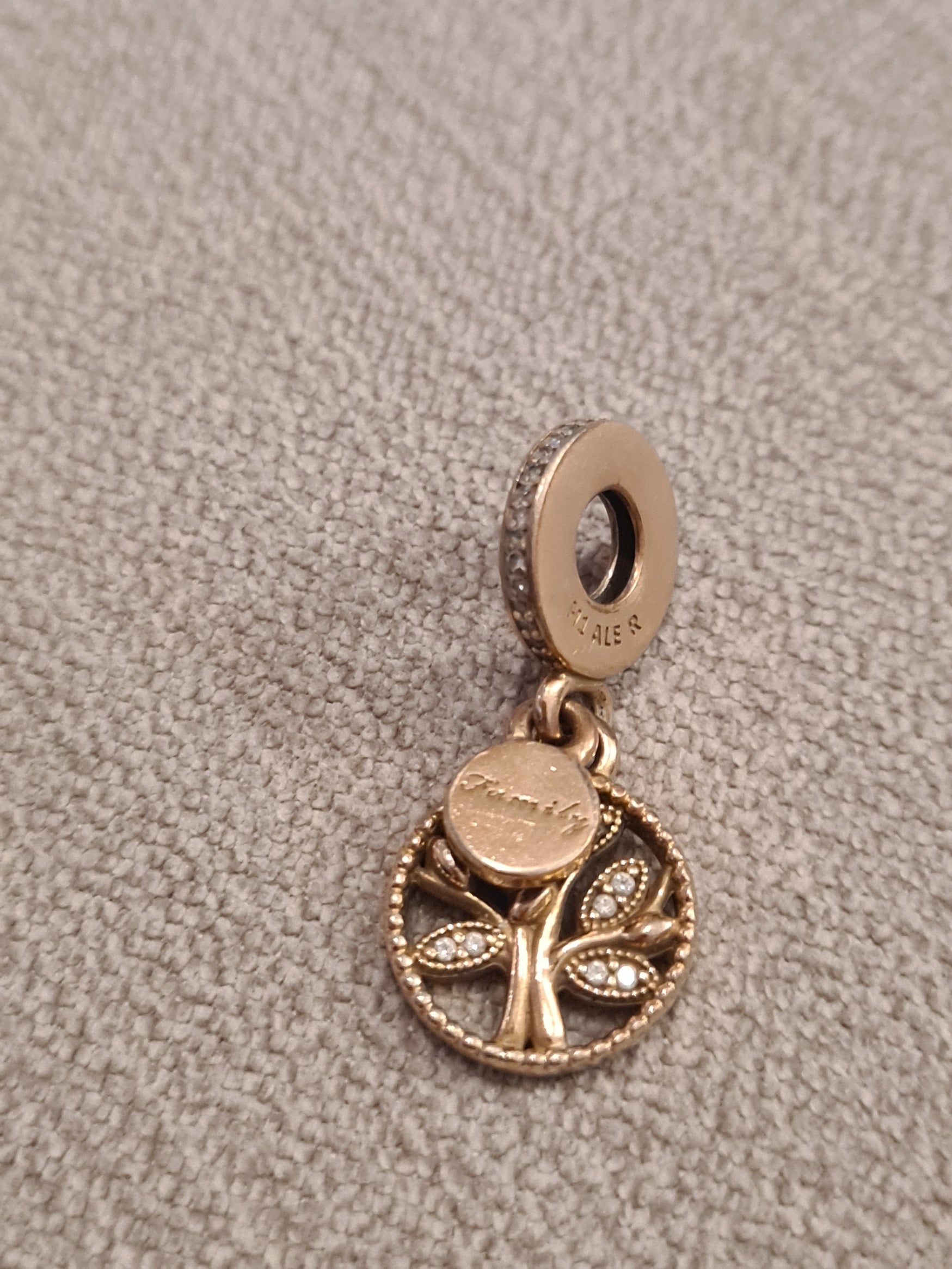 Genuine Pandora Rose Gold Family Tree Charm Dangle – Preloved Pandora ...