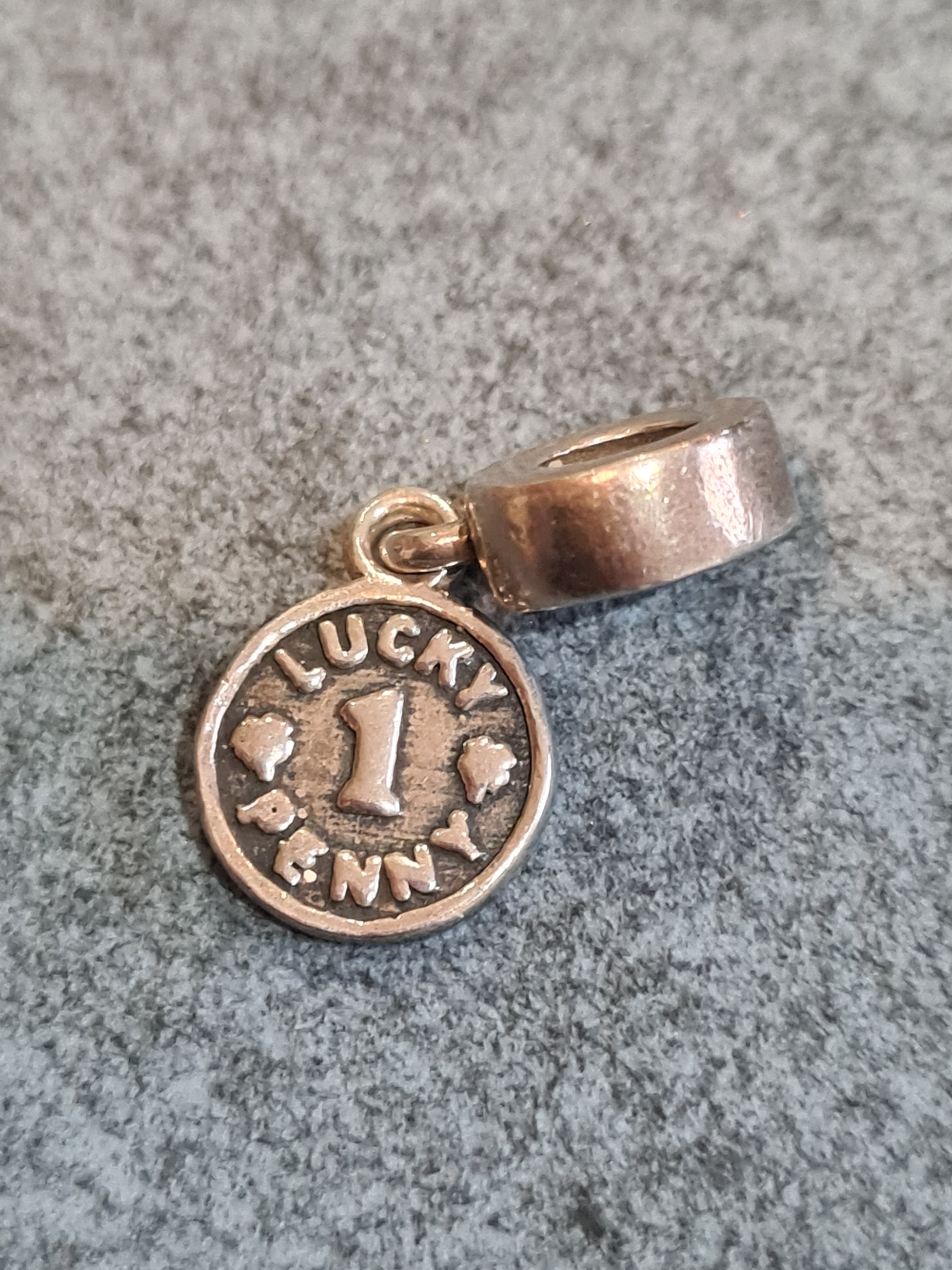 Genuine Pandora Lucky Penny Dangle Charm – Preloved Pandora Boutique