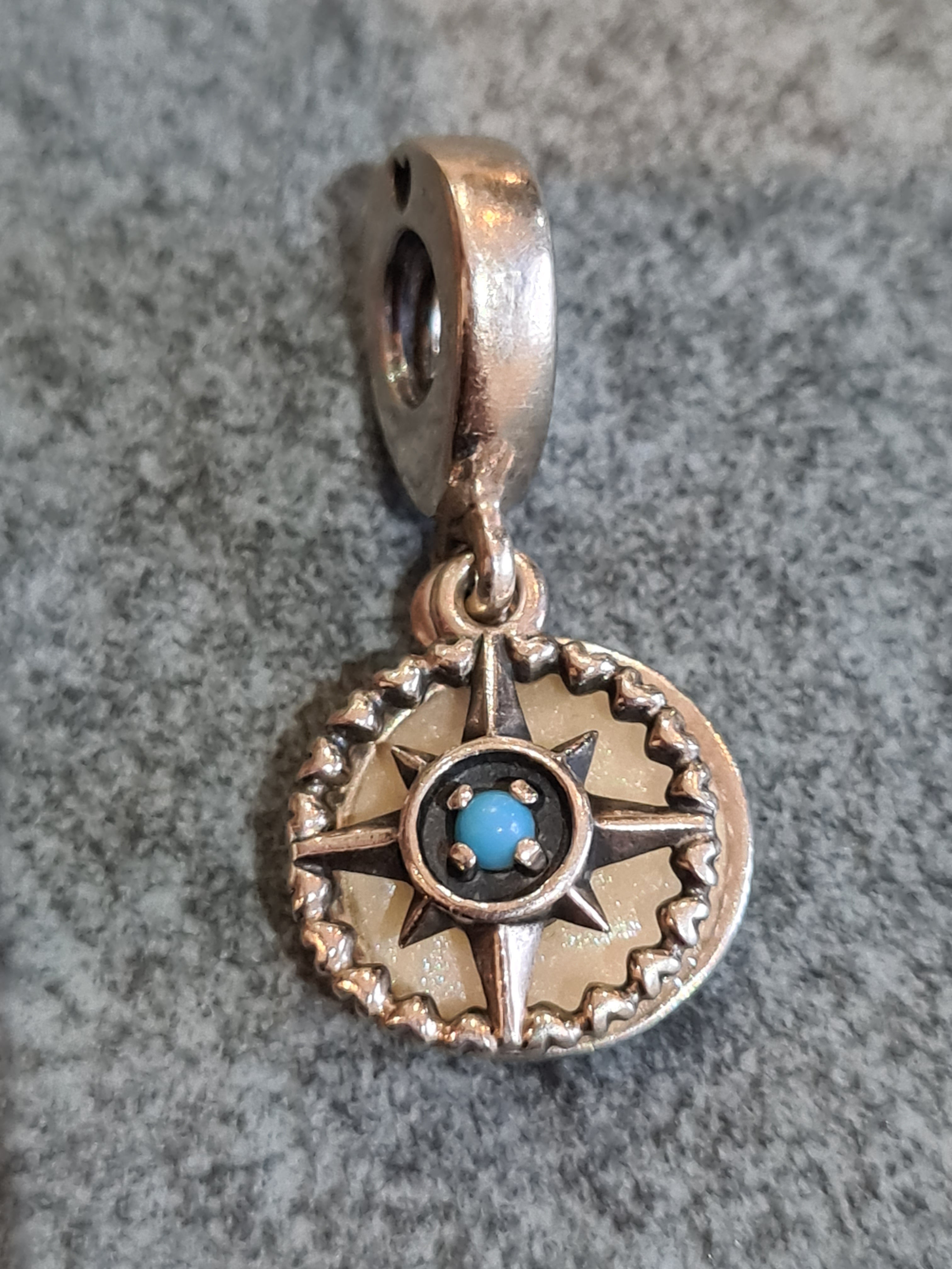Genuine Pandora Enamel Compass Dangle Charm – Preloved Pandora Boutique