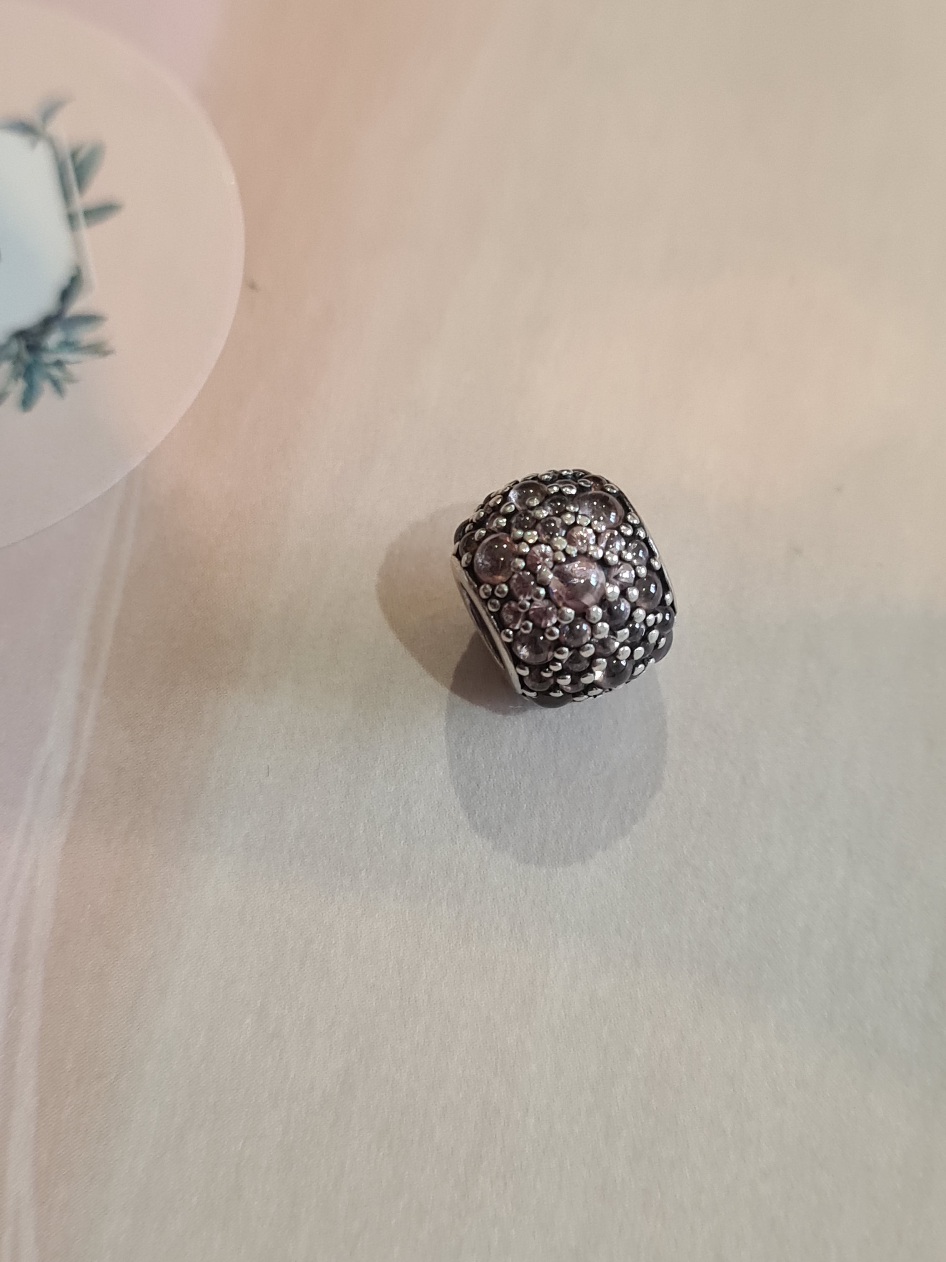 Genuine Pandora Light Pink Pave Droplet Sparkle Charm – Preloved ...
