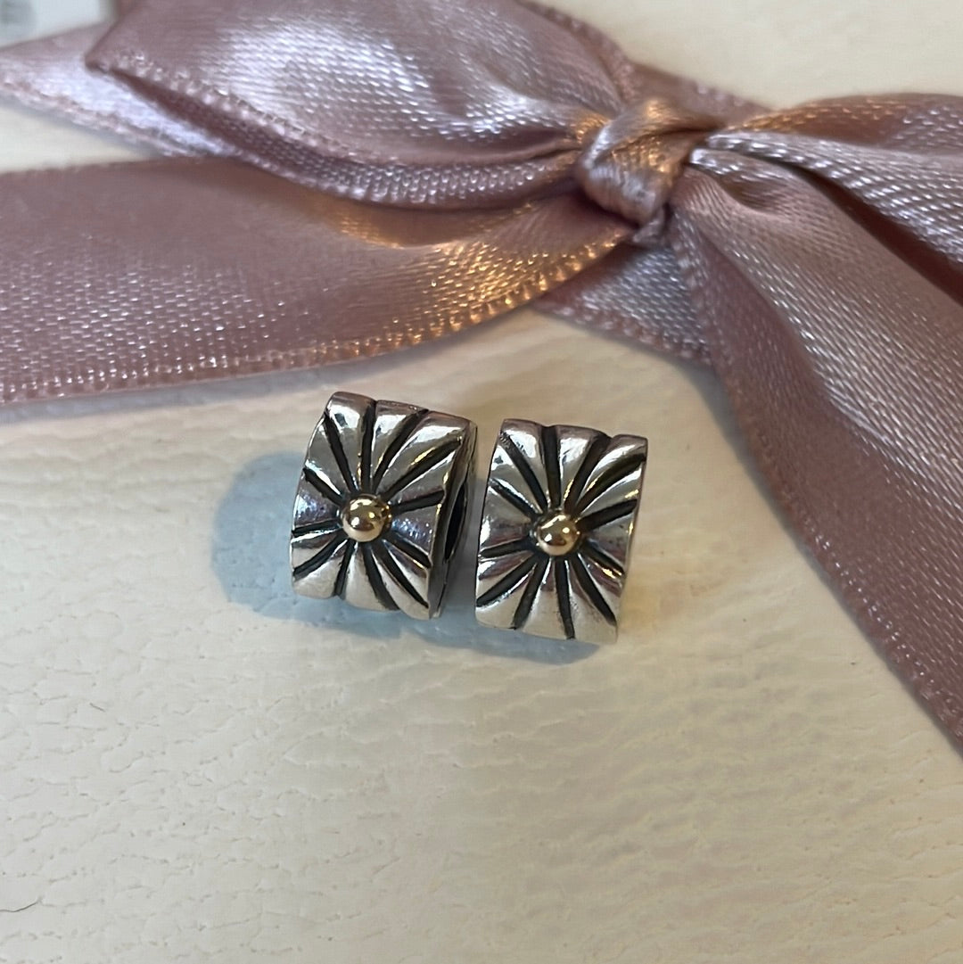 Genuine Pandora Two Tone Sunburst Clip(s) – Preloved Pandora Boutique