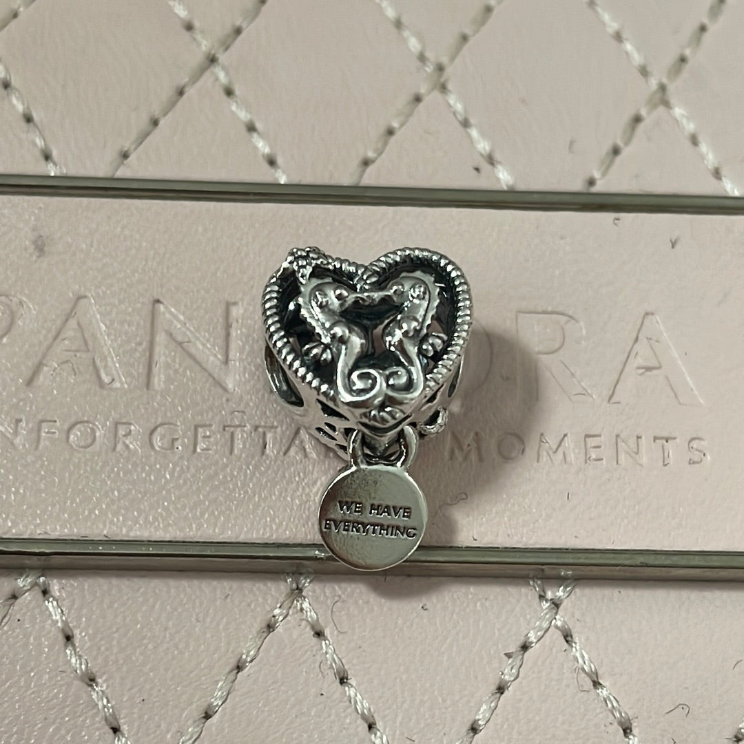 Genuine Pandora Seahorse Summer 2020 Openwork Dangle Charm – Preloved ...