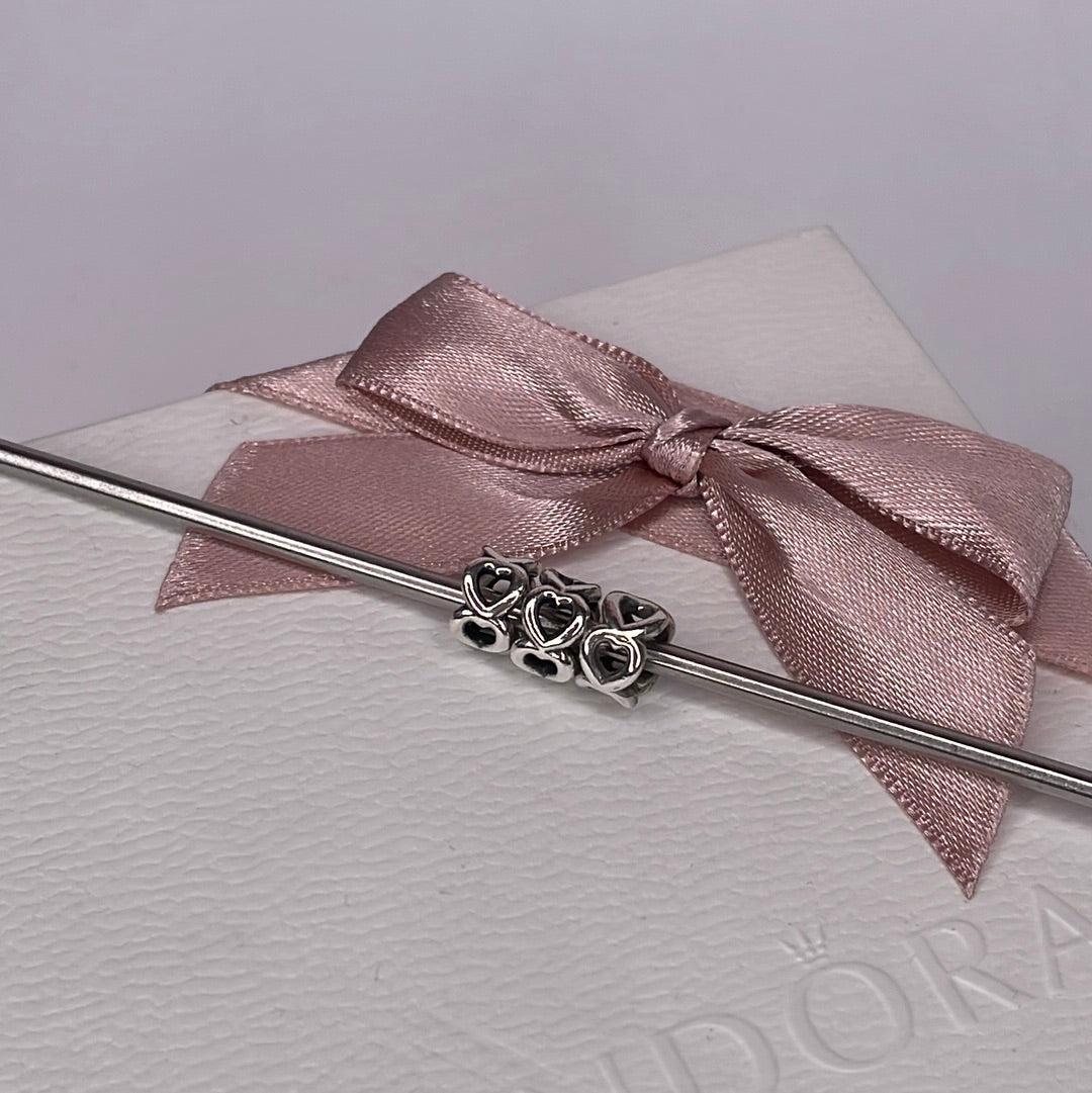 Genuine Pandora Openwork Heart Spacer – Preloved Pandora Boutique