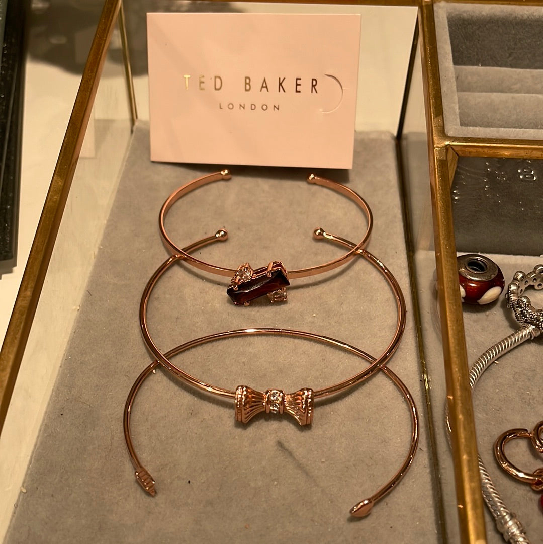 Ted Baker Rose Gold Set of 3 Bangles Fit 16-18cm wrist – Preloved ...