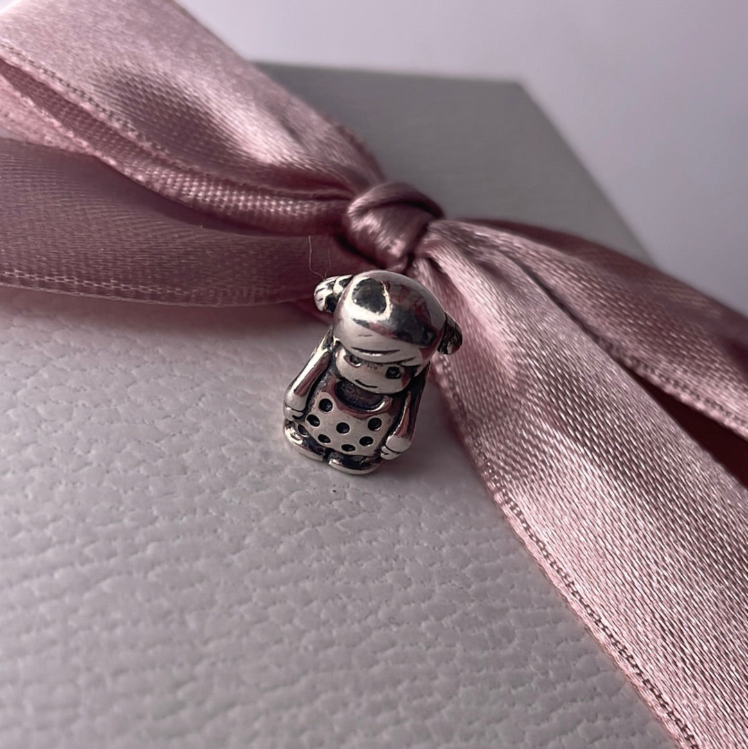 Genuine Pandora Little Girl Baby Daughter Charm – Preloved Pandora Boutique