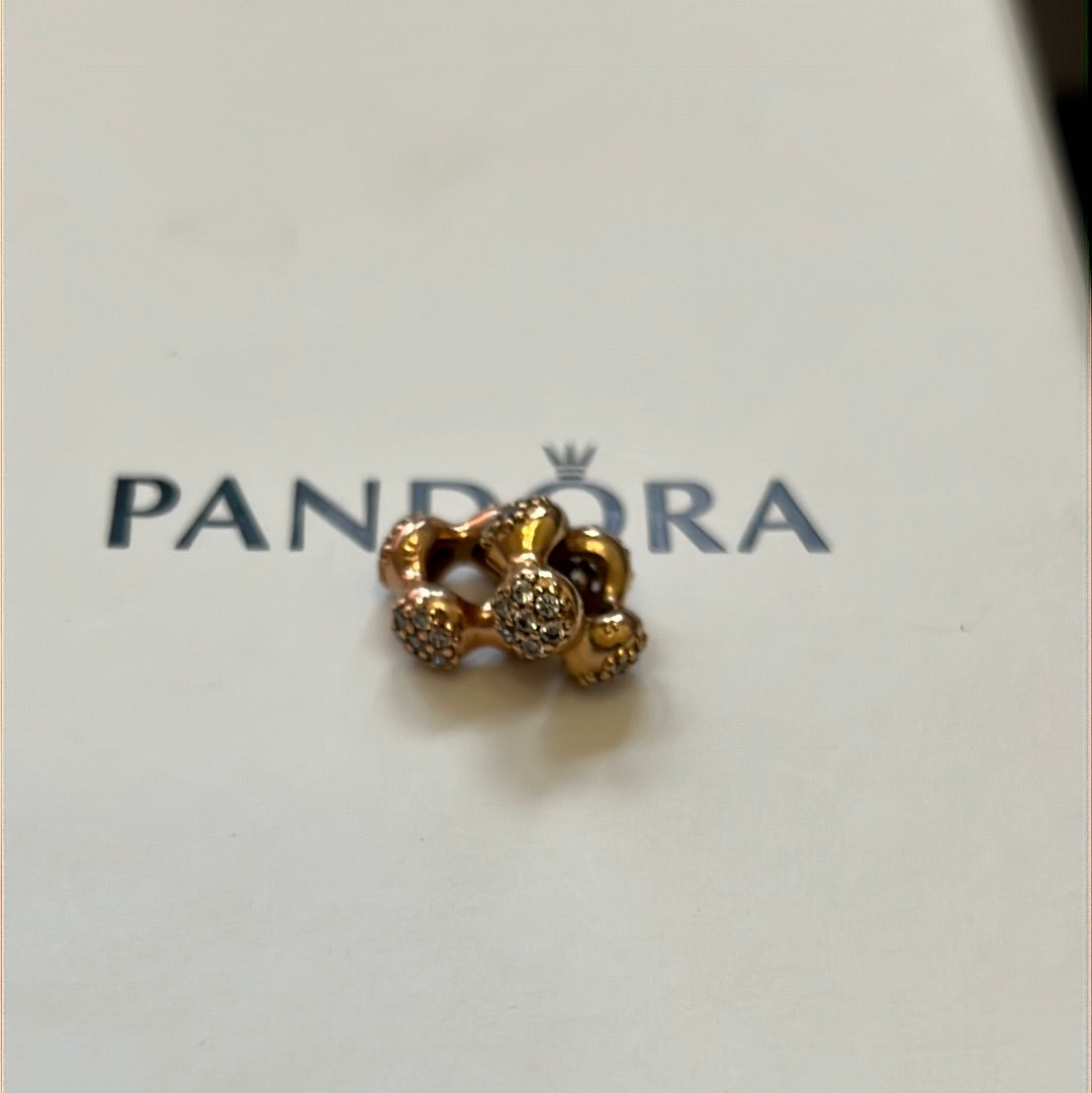Genuine Pandora Pave Rose Gold Love Pod Spacers x2 – Preloved Pandora ...