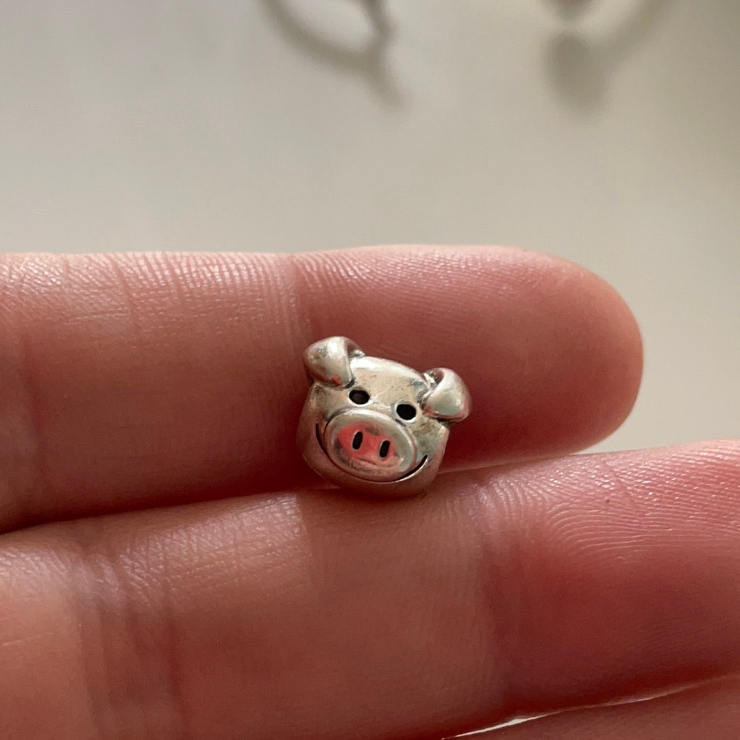 Genuine Pandora Pig Face Animal Charm New Style – Preloved Pandora Boutique
