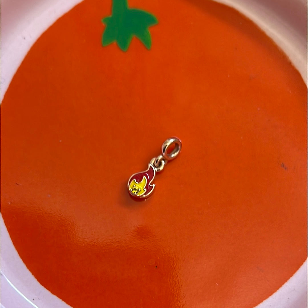 Genuine Pandora Rose Gold Fire Flame CZ Charm – Preloved Pandora Boutique