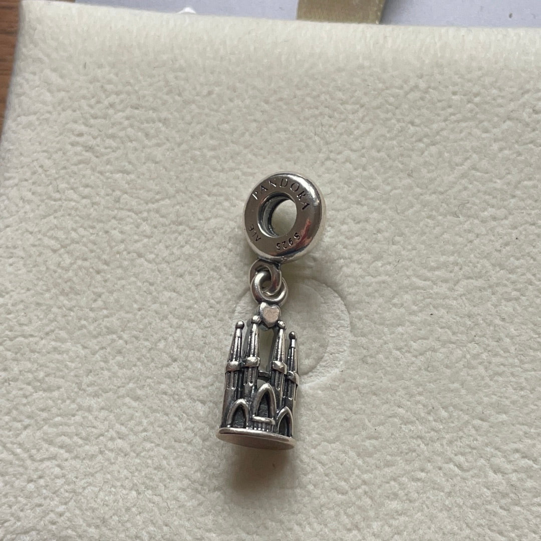 Genuine Pandora Barcelona La Sagrada Heart Travel Dangle Charm Spain ...