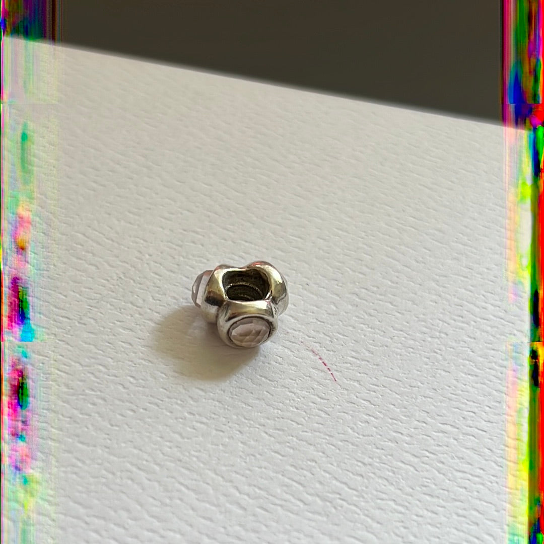 Genuine Pandora Light Charm Clear Skies Trilogy Three Stone – Preloved ...