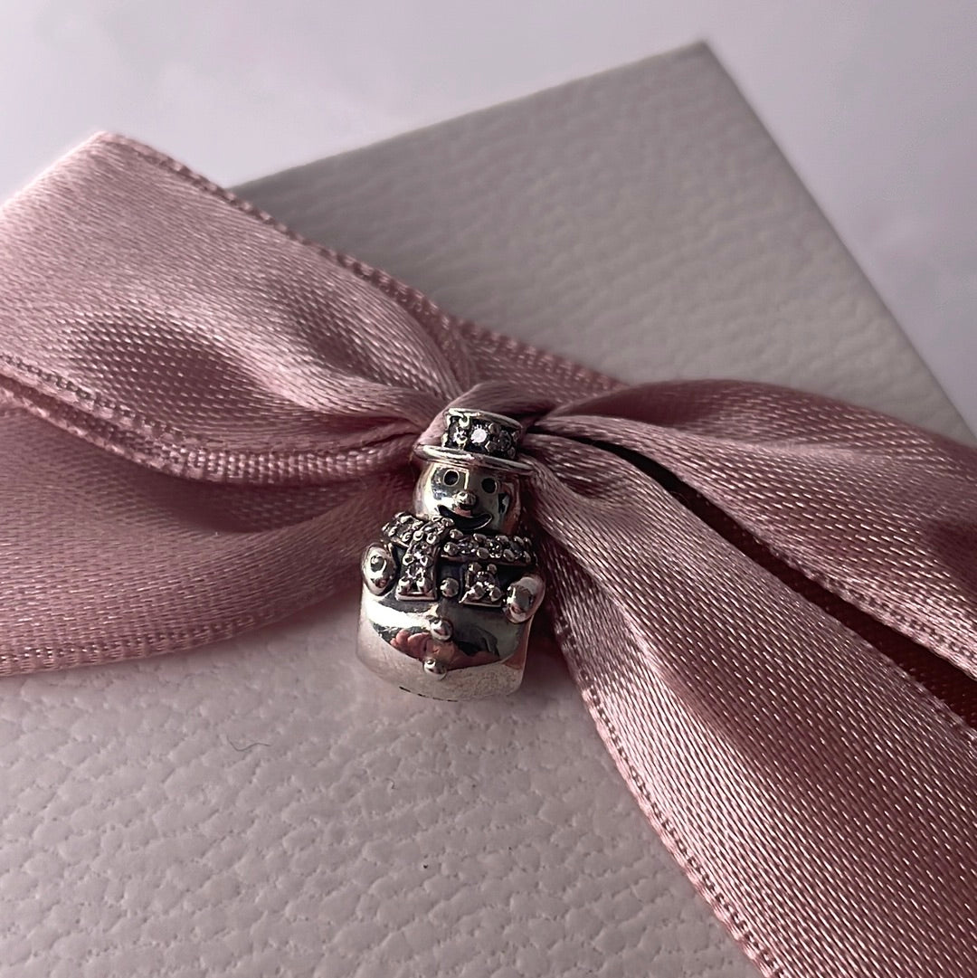 Genuine Pandora Pave Snowman Charm Christmas – Preloved Pandora Boutique