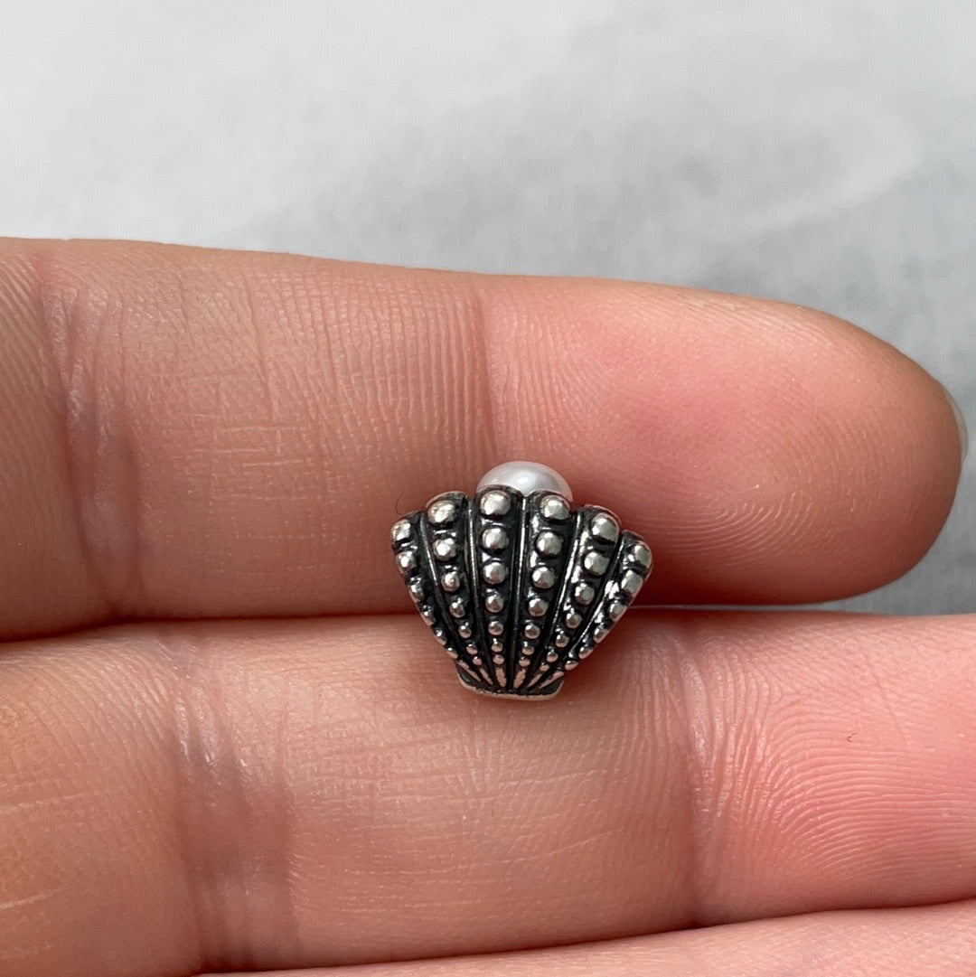 Genuine Pandora Seashell Oyster with Pearl RARE HTF Charm – Preloved ...