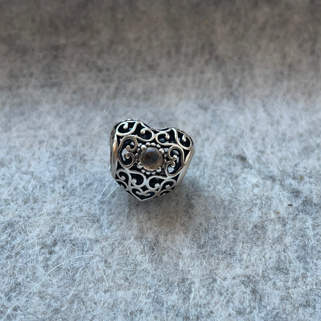 Genuine Pandora Birthstone Clear Stone April Moonstone – Preloved ...