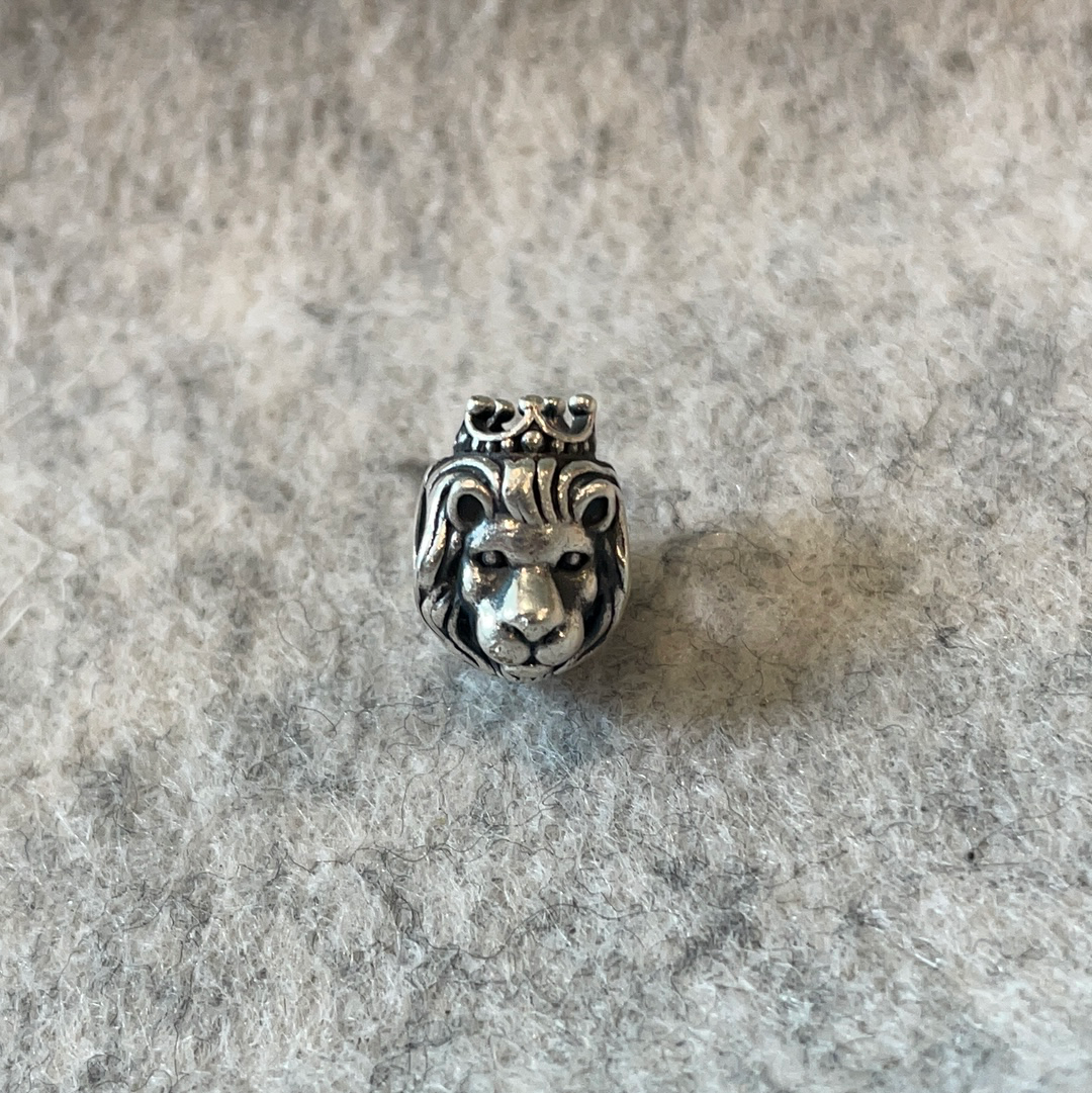 Genuine Pandora King of the Jungle Lion Charm With Crown Charm ...