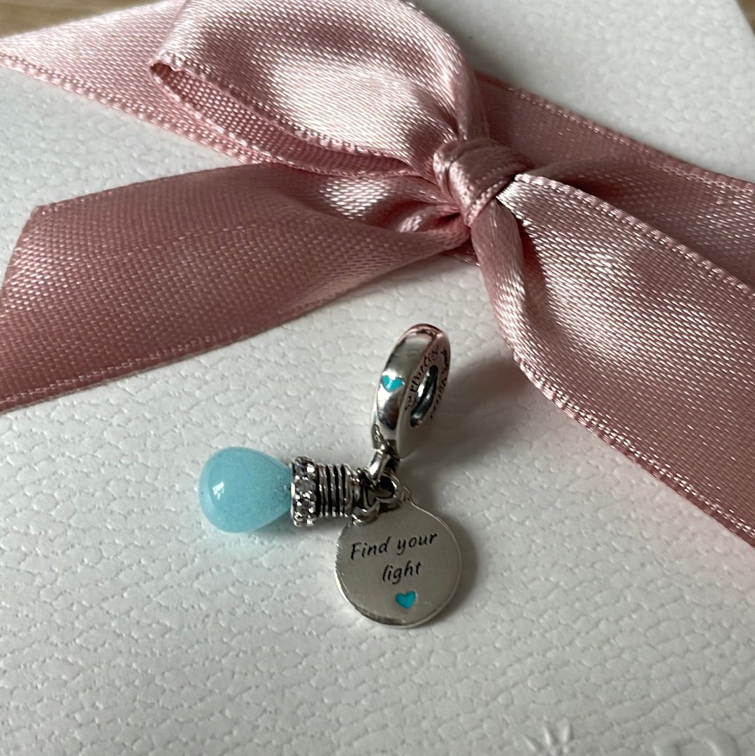 Genuine Pandora Find Your Light Glow in the Dark Lightbulb Charm ...