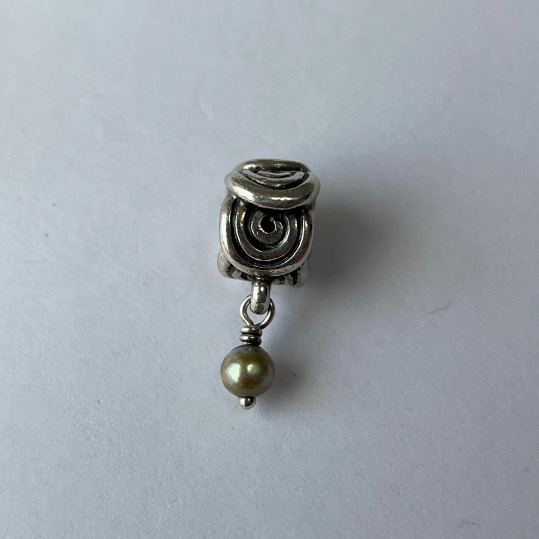 Genuine Pandora Green Pearl Oxy Swirl Dangle Charm 790281 SALE ...