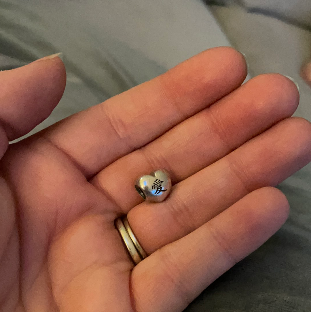 Genuine Pandora Chinese Writing Heart – Preloved Pandora Boutique
